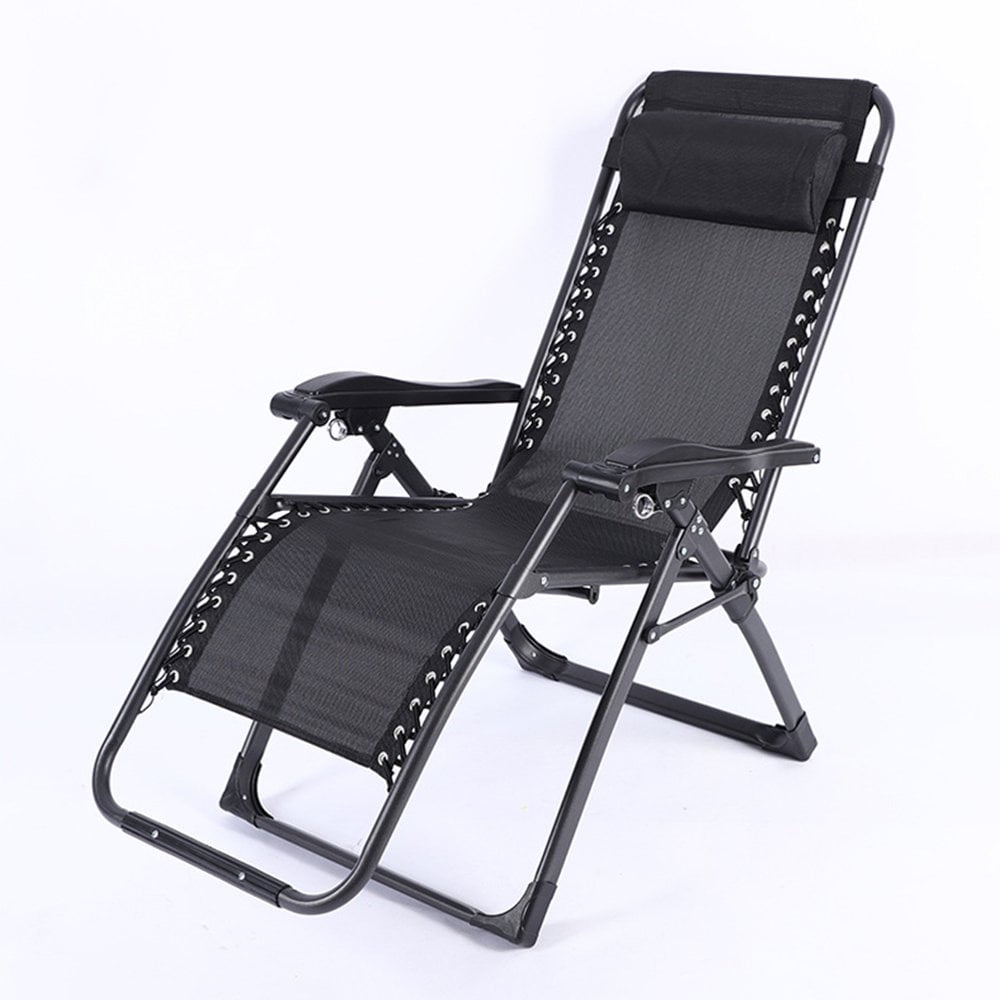 EASTIN 2 PCS Folding Chair Head Pillow, Black Neck Support Cushion for ...