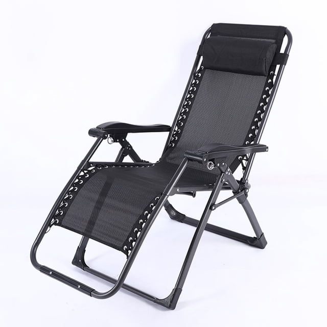 EASTIN 2 PCS Folding Chair Head Pillow, Black Neck Support Cushion for ...