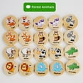 Asdomo Wooden Memory Game For Kids,Preschool Educational Memory ...