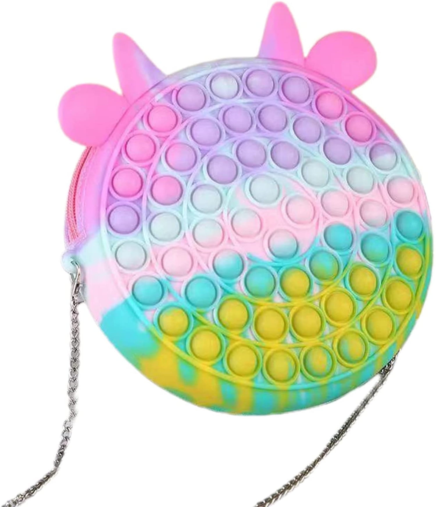 Push Bubble Handbag Pop Women Tote Bag Silicone Pressure Relieving ...