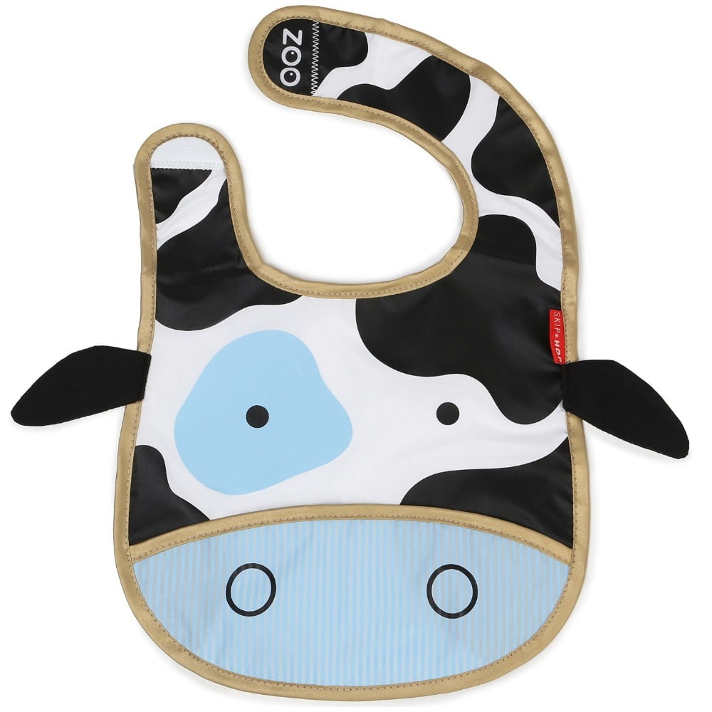 Skip Hop Zoo Tuck-Away Bibs - Cow - Walmart.com
