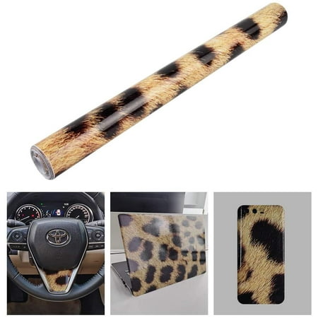LEACRT Car Leopard Pattern Vinyl Wrap Film Car Paint Protection Vinyl ...