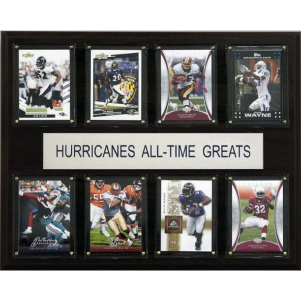 NCAA Football Miami Hurricanes All-Time Greats Plaque - Walmart.ca