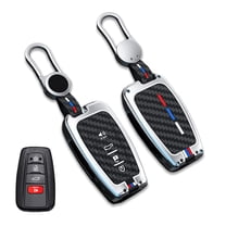 Zinc Alloy Metal Smart Key Fob Cover Fit for Toyota Tacoma Sequoia ...