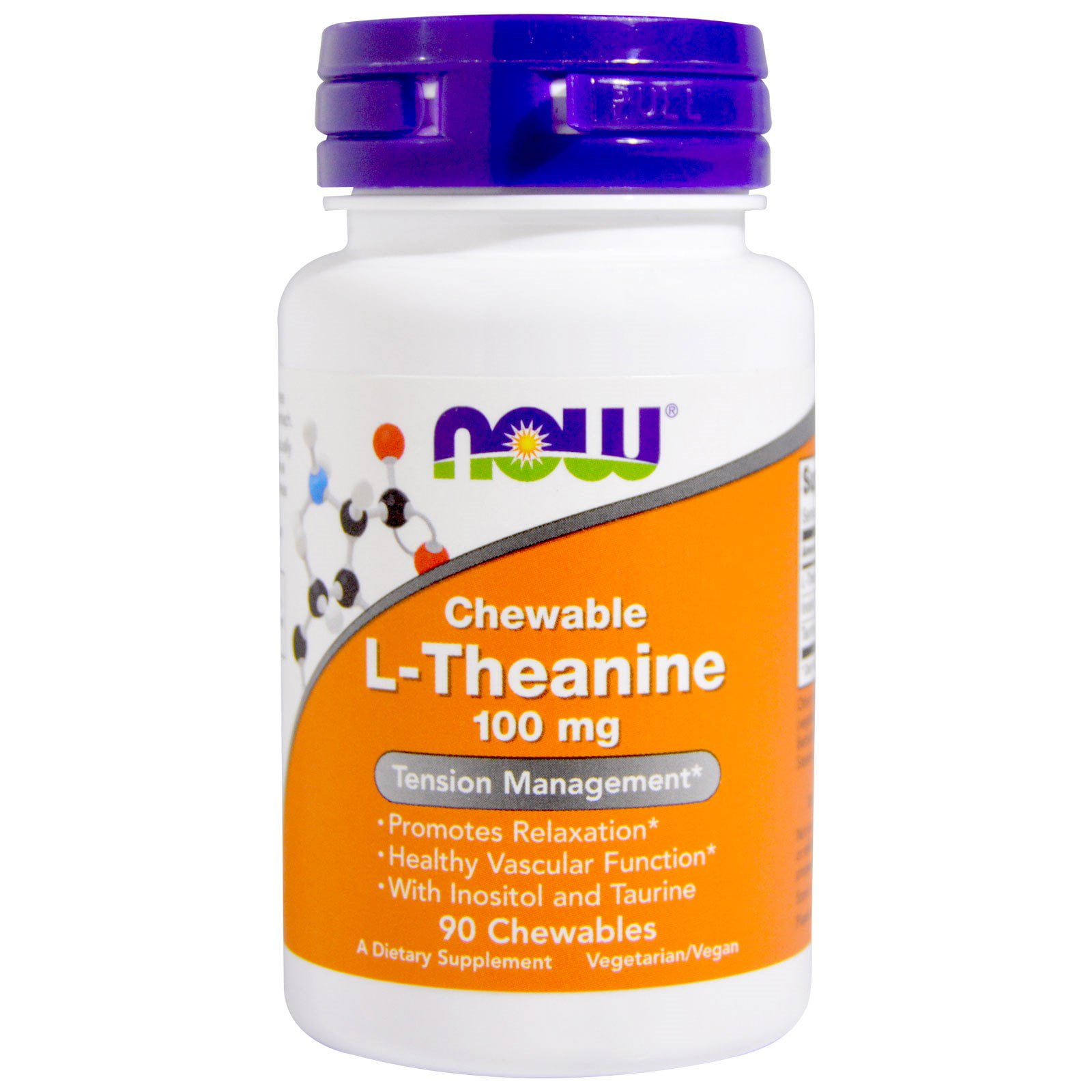 Now Foods L Theanine 100 Mg 90 Chewables