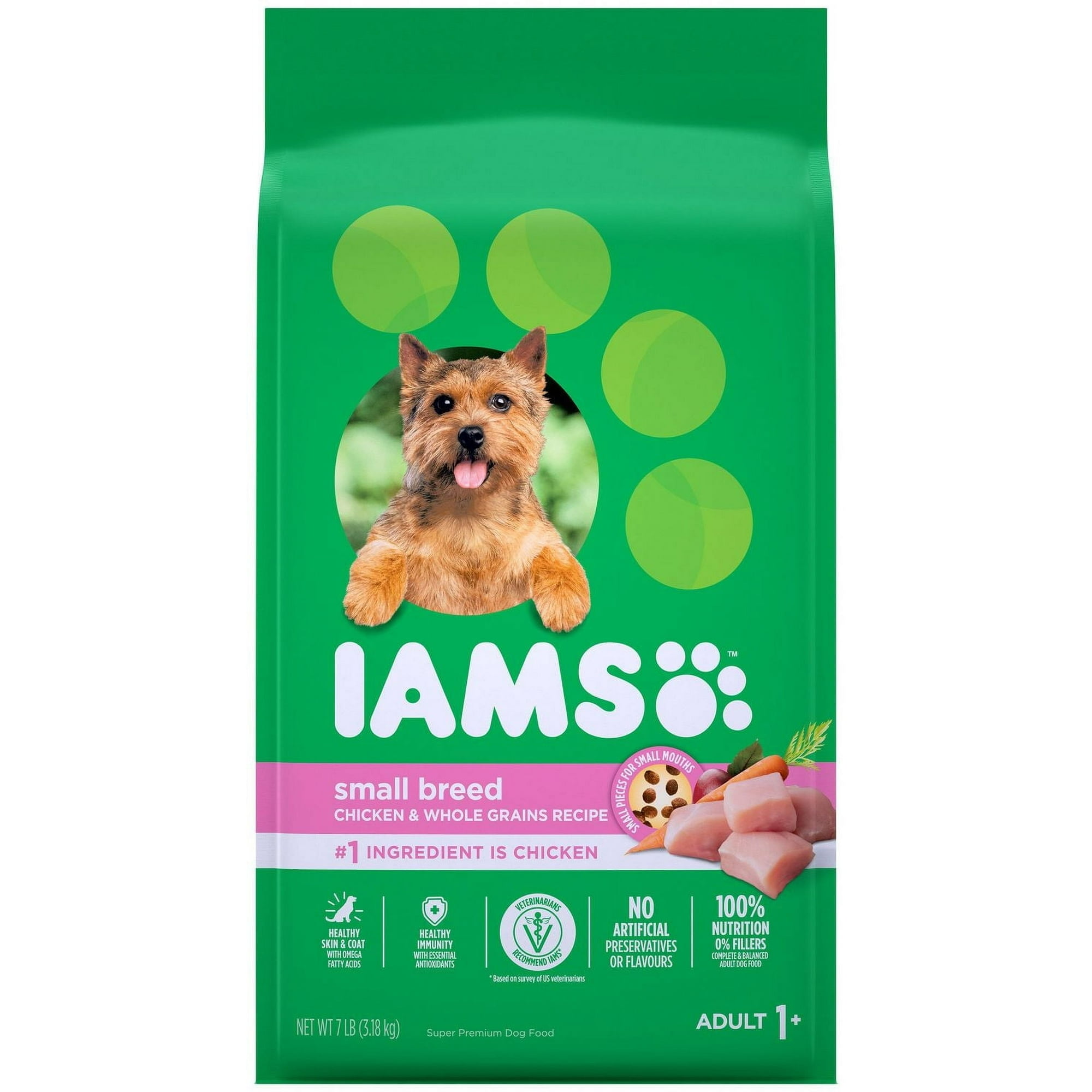Click here for Iams Small Breed Chicken And Whole Grains Recipe A... prices