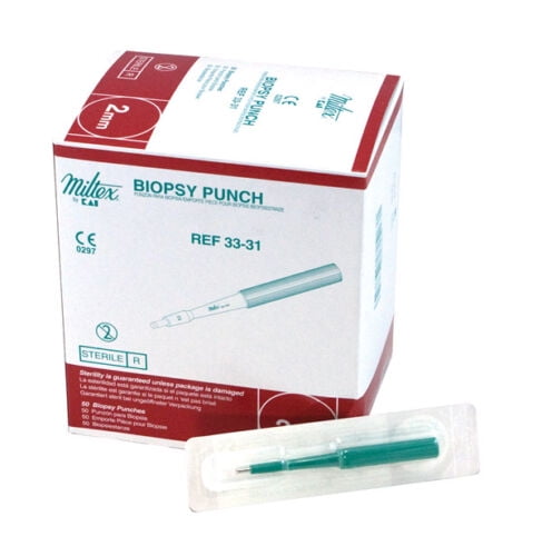 MILTEX STERILE DERMAL BIOPSY PUNCH 3MM BOX OF 50 - Walmart.com