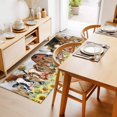 2x6ft Area Rug,Farm Cattle Yellow Sunflower Washable Large Rugs Soft ...