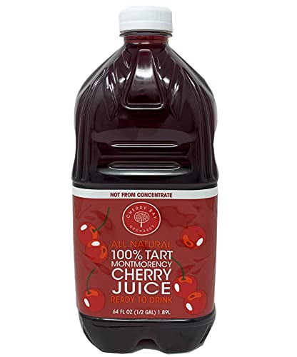 Cherry Bay Orchards Tart Cherry Juice, 64 oz Bottle - 100% Natural ...