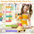 BESTSKY 2026 New Musical Giraffe Toy – Sings,Dances&Repeats What You ...