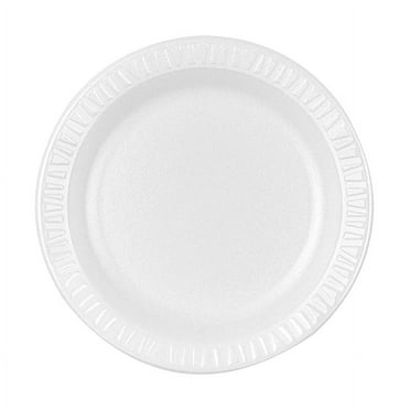AJM 9 inch White Paper Plates - 10 Packs of 100 per Carton, Compostable ...