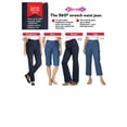 Woman Within Womens Plus Size Flex Fit Pull On Straight Leg Jean 18