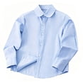 Boys Girls T Shirts Kids Boys Long Sleeve Dress Shirt Youth Formal ...