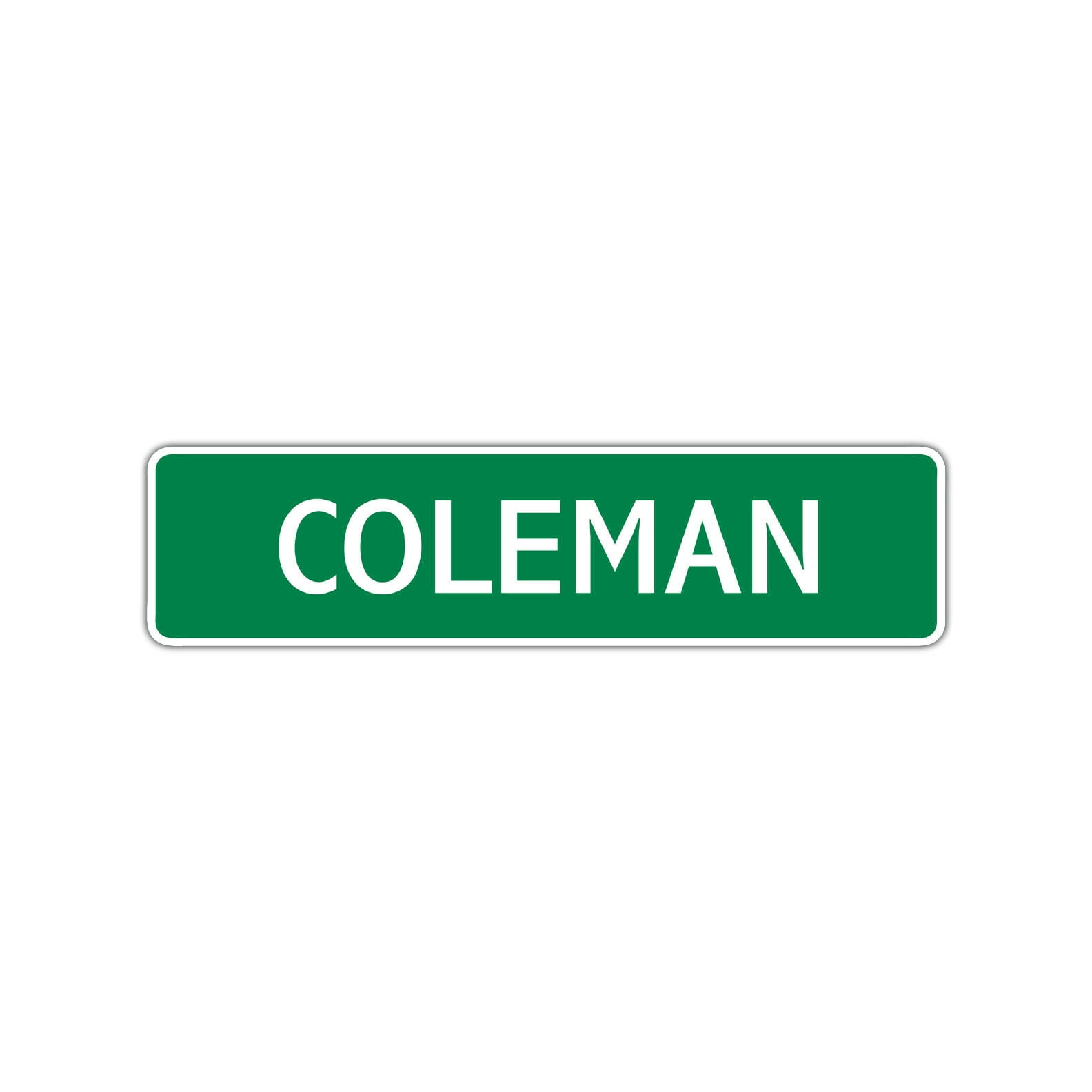 Coleman Boys Children Name Letter Printed Indoor Outdoor Unique Wall ...