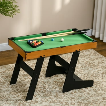 BluBlu Park Mini Pool Table, Tabletop Game Set Portable Billiard, Green ...
