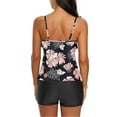 Tankini Swimsuits For Women Layered Ruffle Flounce Tankini Top With