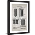 "Battery 1898 Old Paper" Framed Painting Print - Walmart.com
