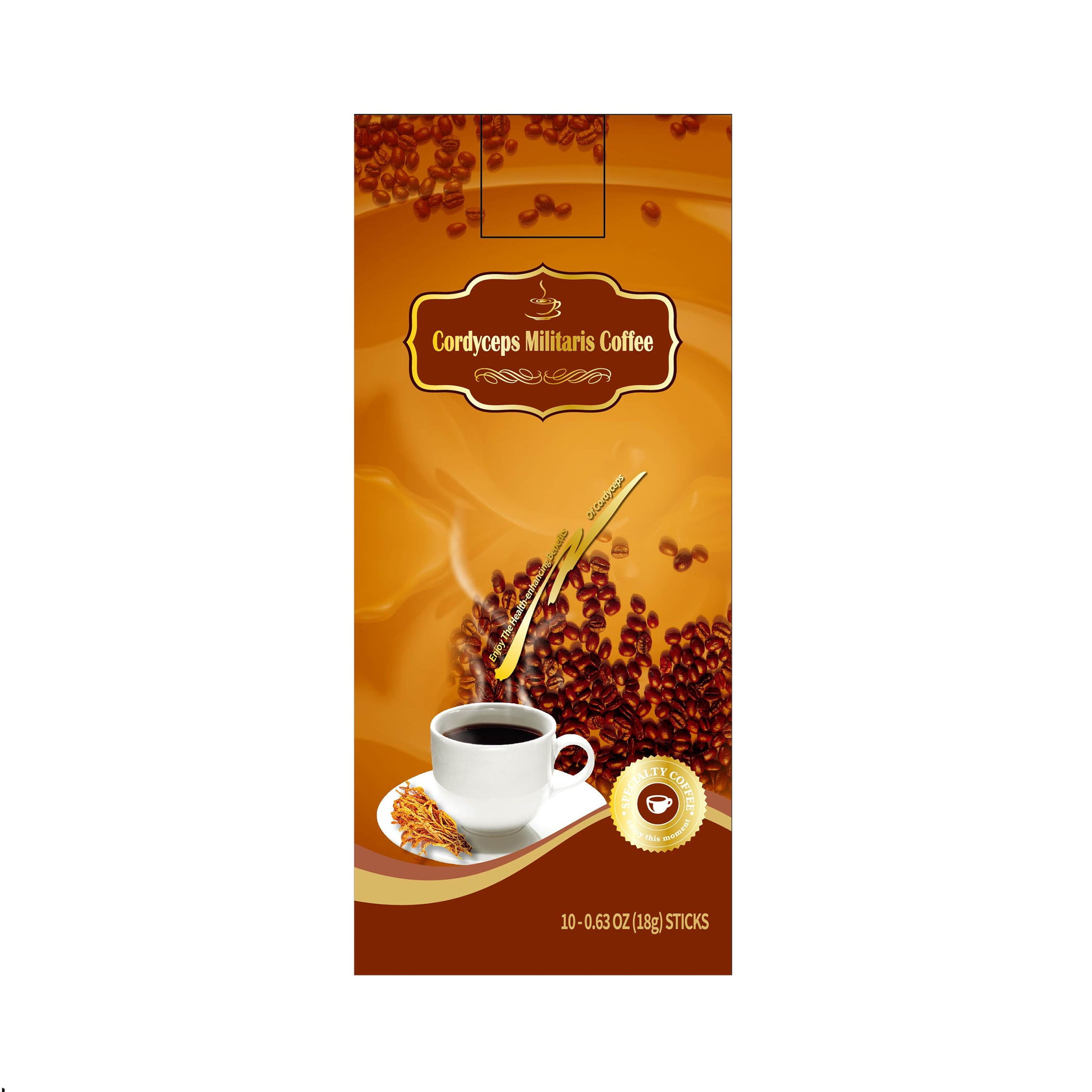 Longrich Cordyceps Militaris Coffee (10 Pcs) Longrich Coffee 18g ...