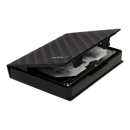 StarTech.com 2.5in Anti-Static Hard Drive Protector Case - Black (3pk ...