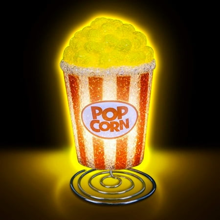 Kicko Sparkle Popcorn Lamp - 6.5 Popcorn on Paper Bag-Shaped Lamp with ...
