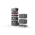 Hyper Tough Hyper Stack Rolling Tool Storage Base Box, Black - Walmart.com