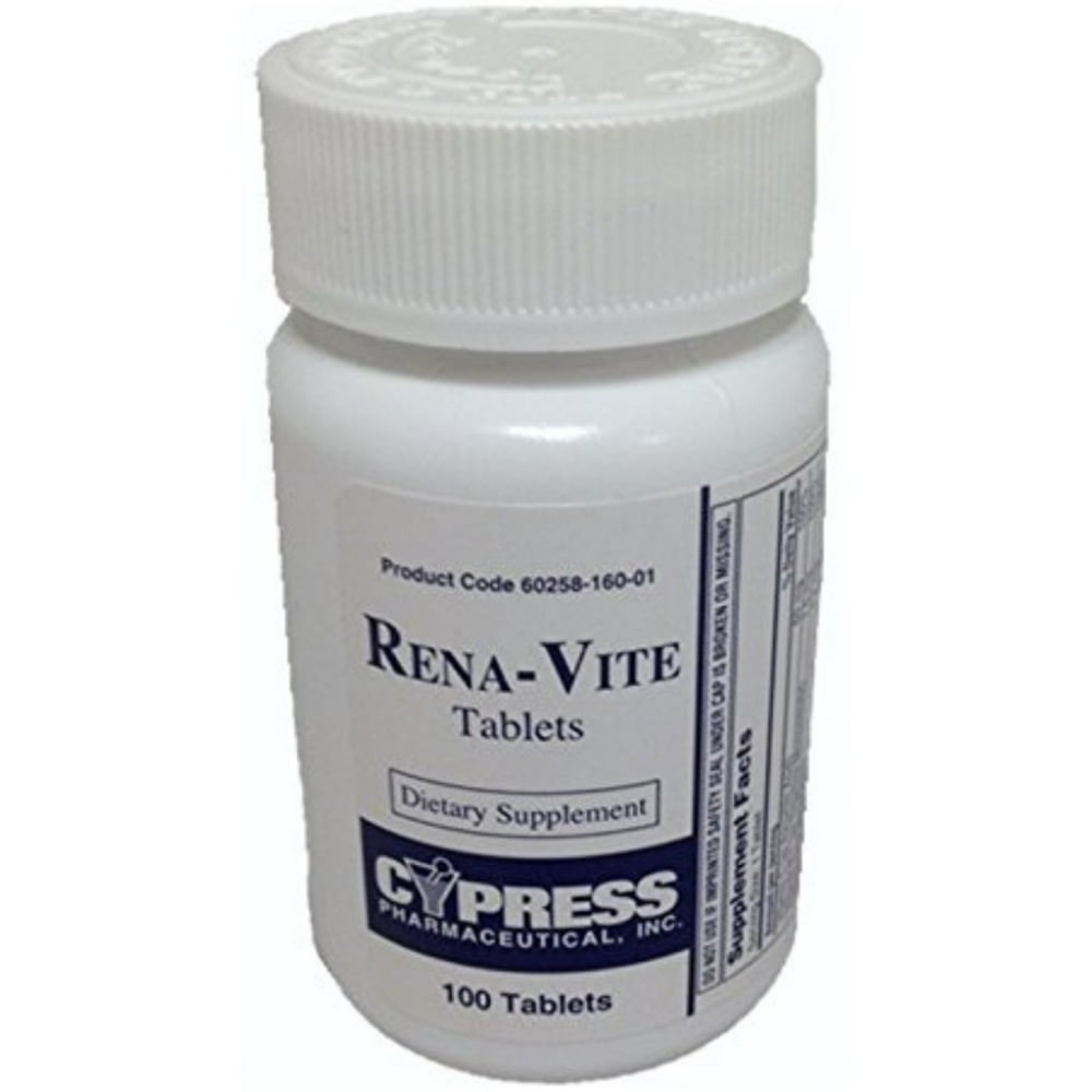 Rena-Vite Tablets, 100 Tablets Per Bottle 1 ea - Walmart.com - Walmart.com