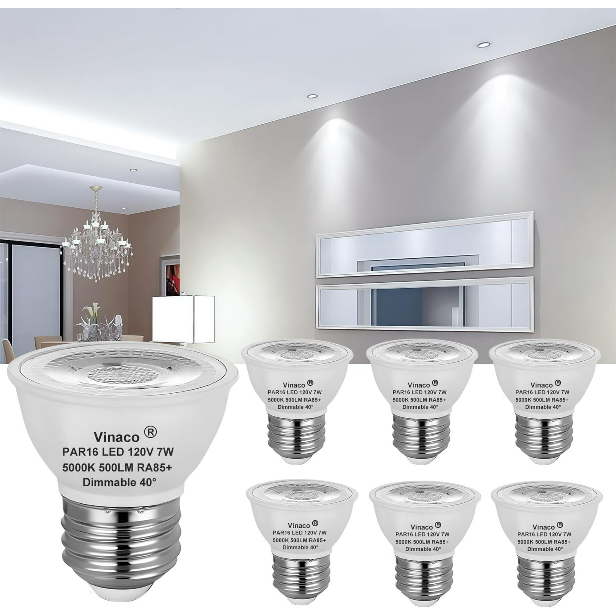 Click here for Siabc-Par16 Led Bulbs Dimmable  6 Pack High Output... prices