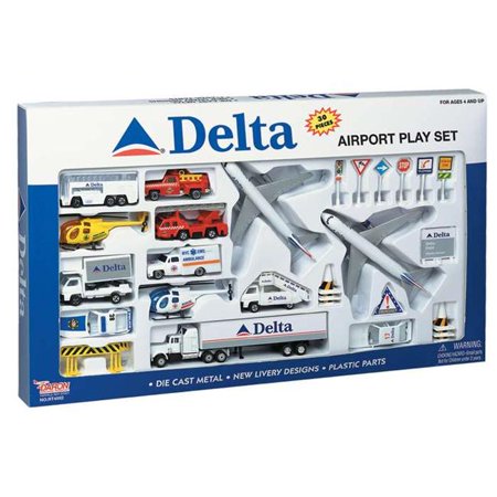 Daron Worldwide Trading RT4992 Delta 25 Pc Airport Play Set | Walmart ...