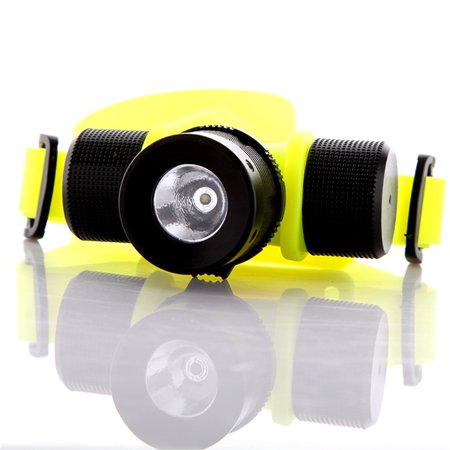 Dive Light Head-mounted Waterproof Torch Adjustable Strap Fixed Focus ...