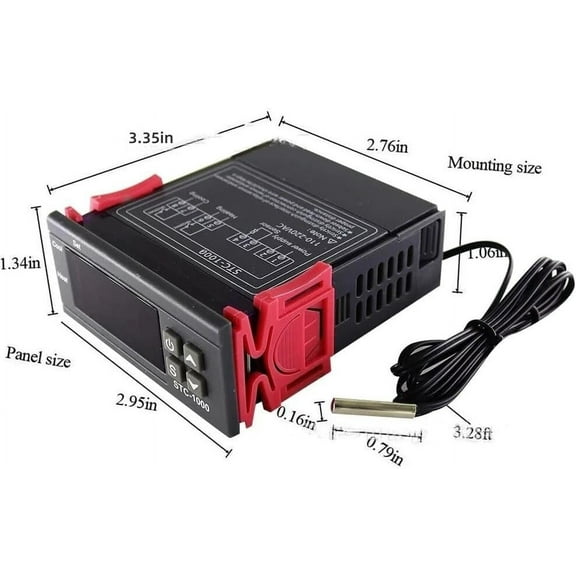 Advent ACTH12 RV AC Air Conditioner and Heat Digital Thermostat with ...