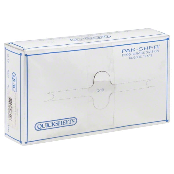 Pak-Sher 1731 10 x 10.75 in. Q10 Deli Quick Sheets HD - Case of 10000 ...