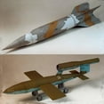 1:24 Scale German V1 and V2 Missiles Rockets Paper Model Kit Set ...