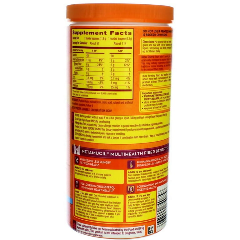 Metamucil Ingredients