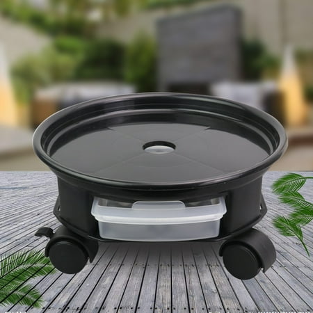Round Flower Pot Trays Removable Universal Bottom Wheel Foundation ...