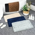Autmor Memory Foam Bath Mat Cobblestone Bathroom Rugs Super Water ...