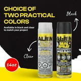 Alien Waterproof Sealant Spray Clear Caulk 14 oz Liquid Rubber Seal ...
