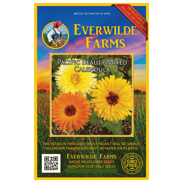 Everwilde Farms - 500 Pacific Beauty Mixed Calendula Garden Flower ...