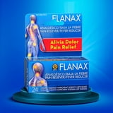 (2 pack) Flanax Pain Reliever/Fever Reducer Tablets, 24 Tablets ...