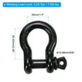 Uxcell Screw Pin Shackle Carbon Steel D Ring Shackle for Towing Rigging ...