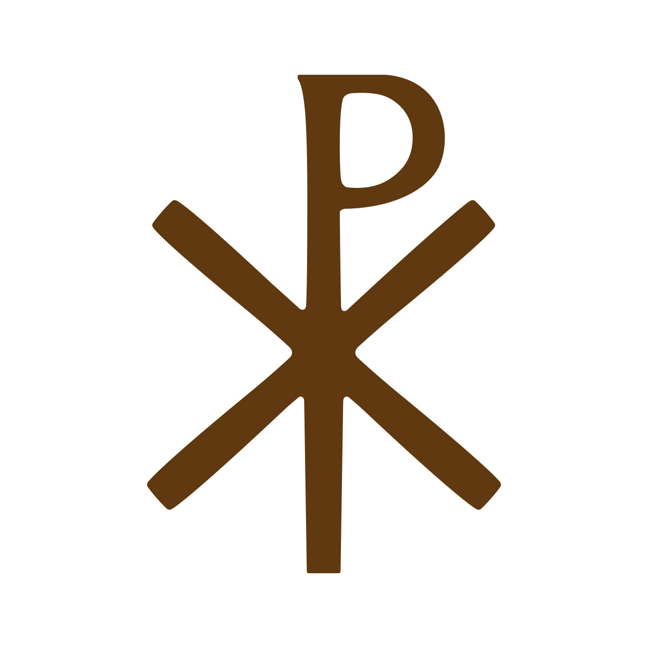 Chi Rho Laberum Symbol Sticker Decal Die Cut - Self Adhesive Vinyl ...