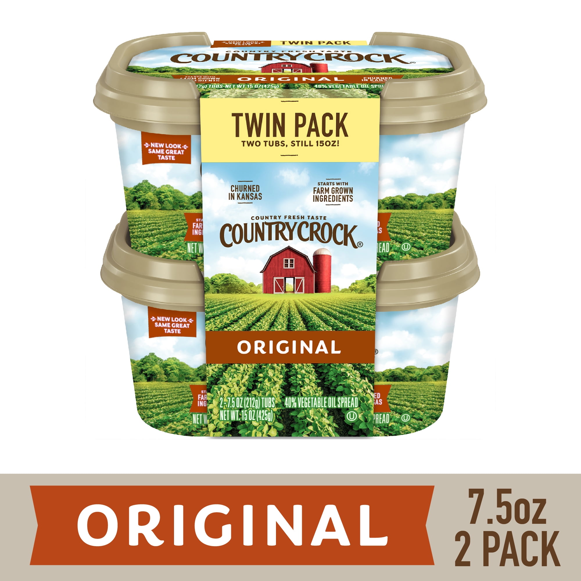 Country Crock Original Spread Twin Pack, 7.5 oz – BrickSeek