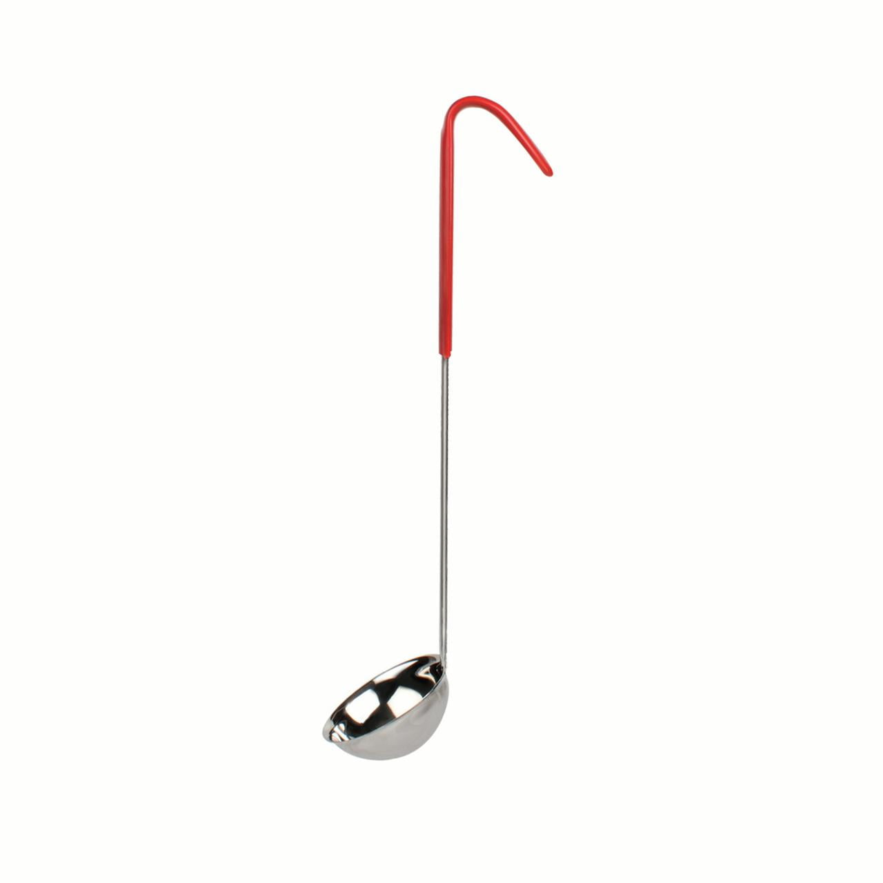 Excellante 2 oz, one piece color coded ladle, red handle,, comes in ...