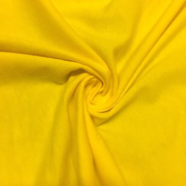 Cotton Jersey Lycra Spandex knit Stretch Fabric 58/60" wide (Yellow ...