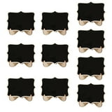 sunsanly 10Pcs Mini Chalkboard Sign with Stand Wooden Desktop ...
