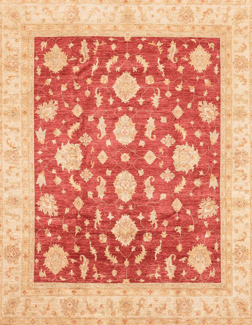 Ahgly Company Indoor Rectangle Abstract Red Oriental Area Rugs, 2' x 4 ...