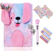 PinkSheep Koala Furry Diary with Lock and Key for Boys Girls, Private ...