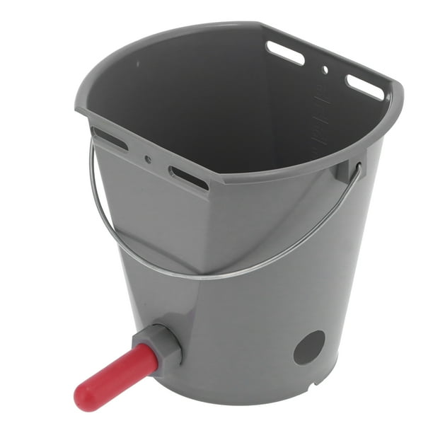 Feeder Bucket,8L Feeder Bucket with Milk Feed Bucket Livestock Feeding ...