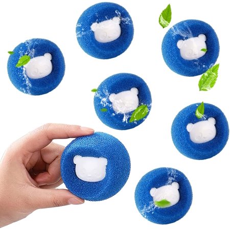 6 Pack Reusable Pet Sponges - For Removing Pet Hair And Lint In The ...