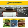 Seal Skin Heavy Duty Brown Waterproof Tarp,16 Mil Thick, UV & Tear ...