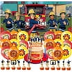 Fireman Sam Party Supplies Birthday Decorations Plates Banner Kids Cake ...